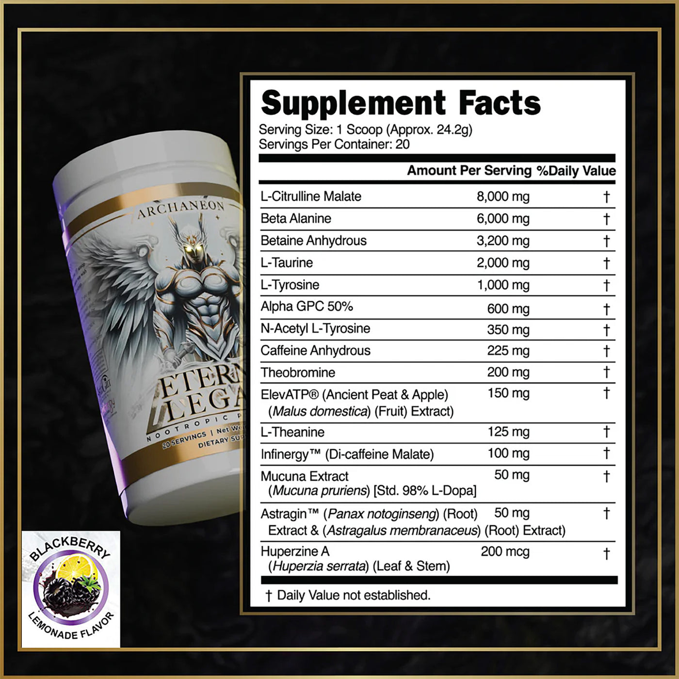 Eternal Legacy Elite Nootropic Pre-Workout – Archaneon Supplements